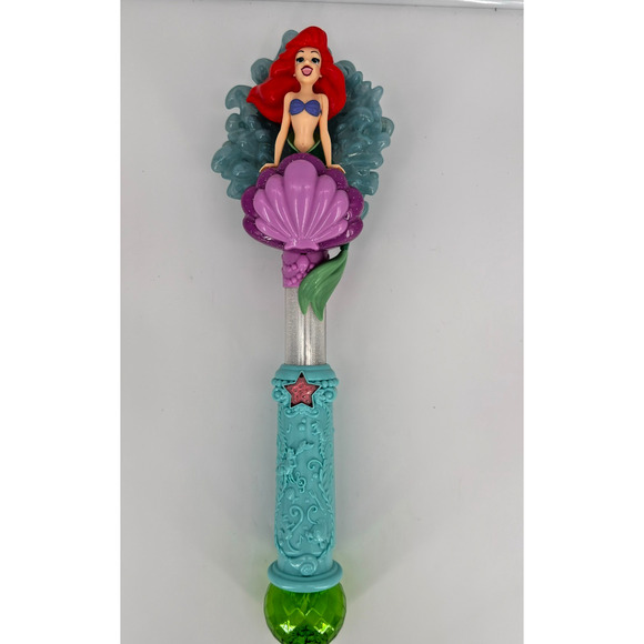Disney | Other | Disney Parks Ariel Lightup Bubble Wand Little Mermaid ...